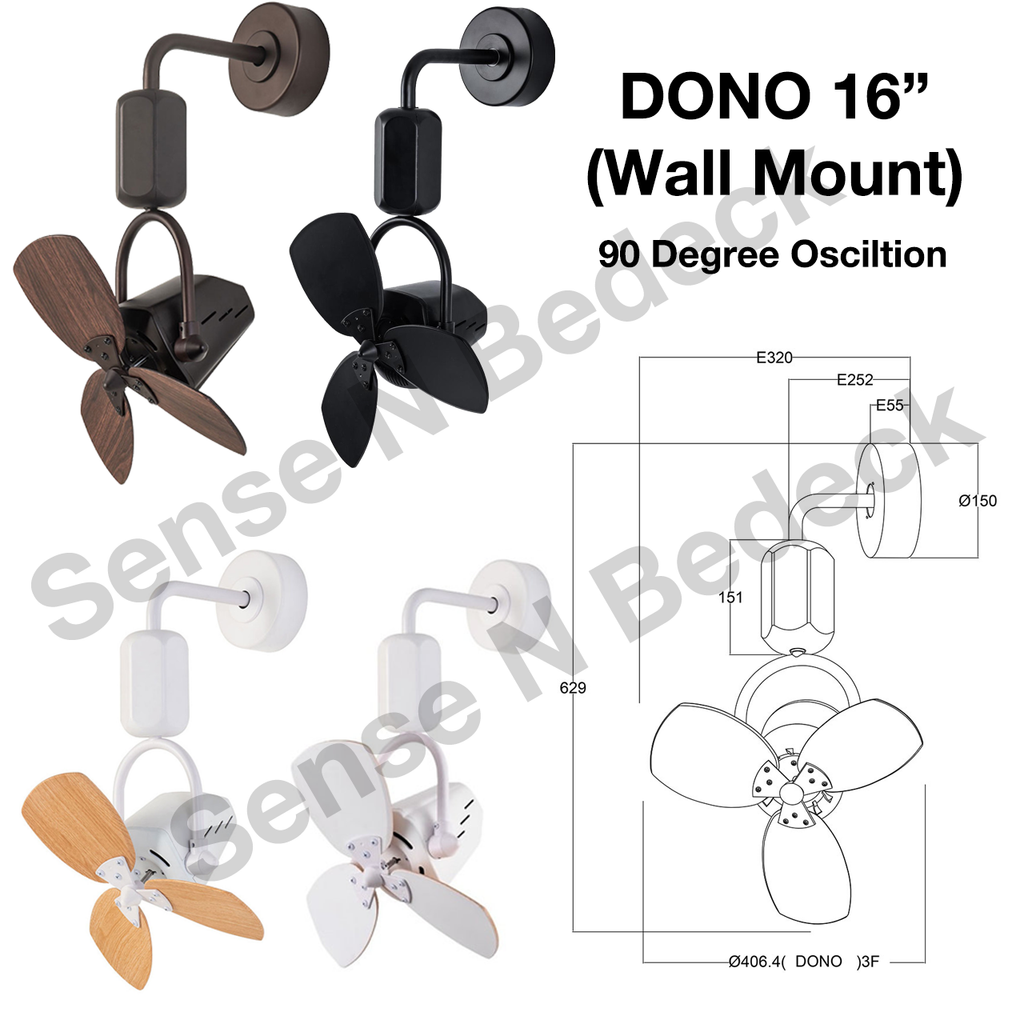 Fanco Wall Fans in Singapore | Sense N Bedeck