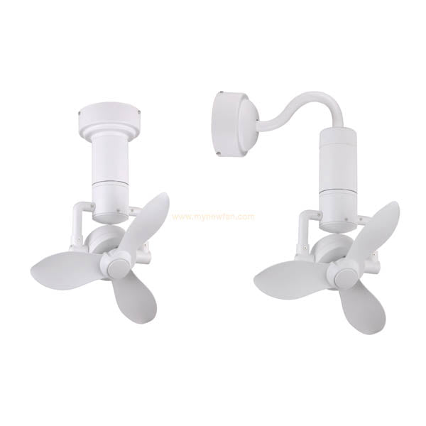 Acorn DC-360 16" Innovative 360° Rotation DC Corner/Wall/Ceiling Fan ...